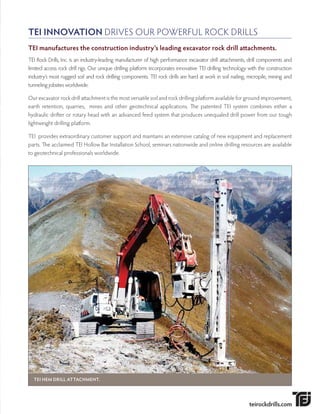 TEI Rock Drills 2017/2018 | PDF