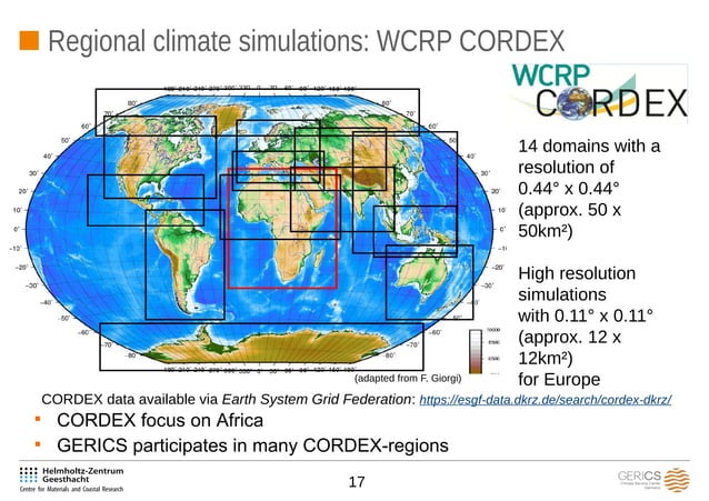 Climate scenario data (GERICS) | PPT