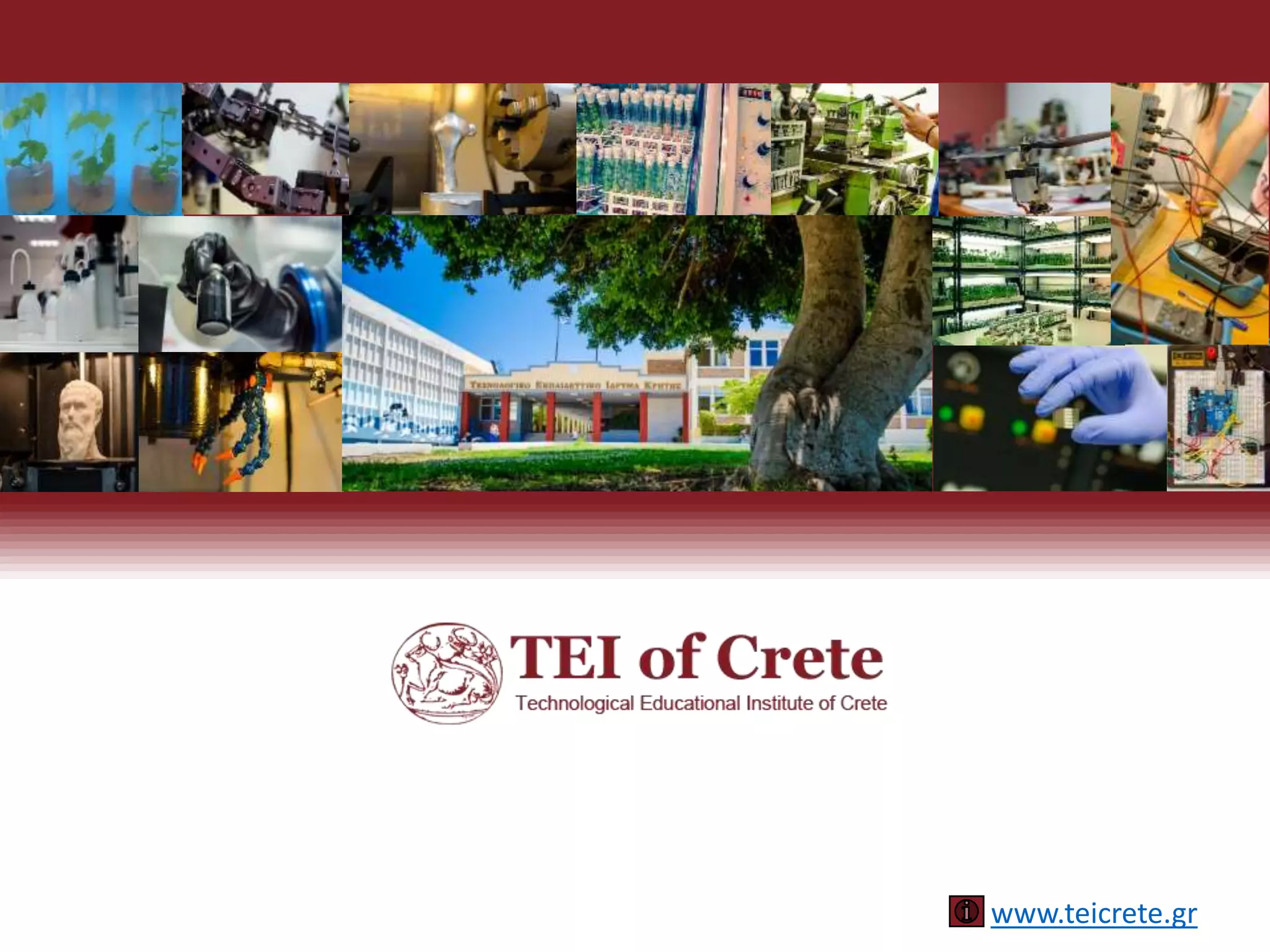 Presentation of TEI Crete | PPT
