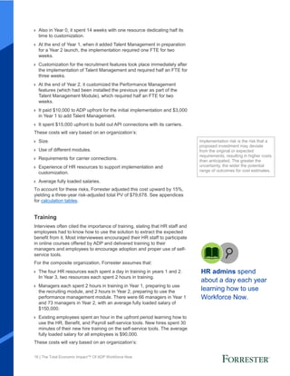 Total Economic Impact of ADP Workforce Now | PDF