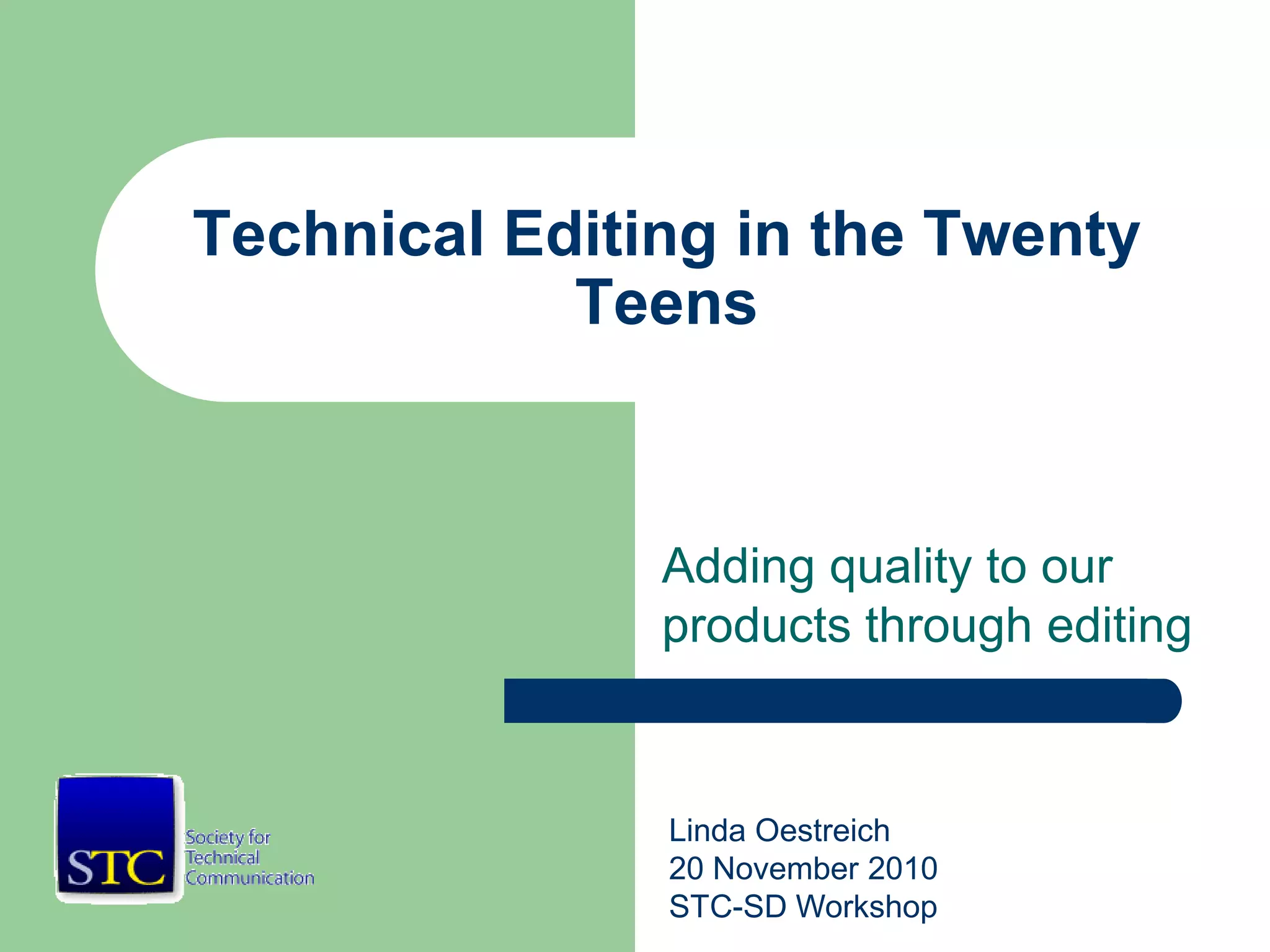 Technical Editing in the 20Teens | PDF