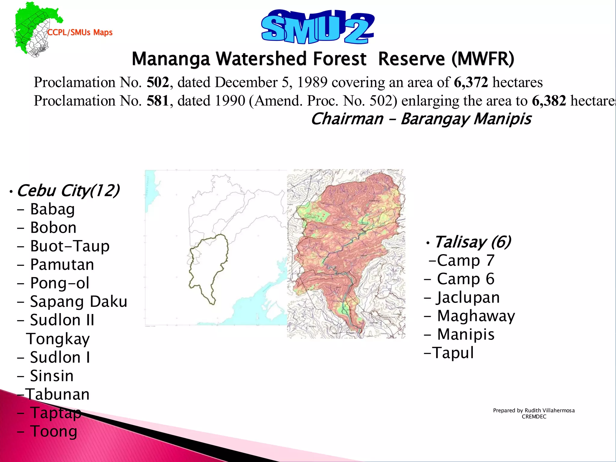 Central Cebu Protected Landscape | PDF