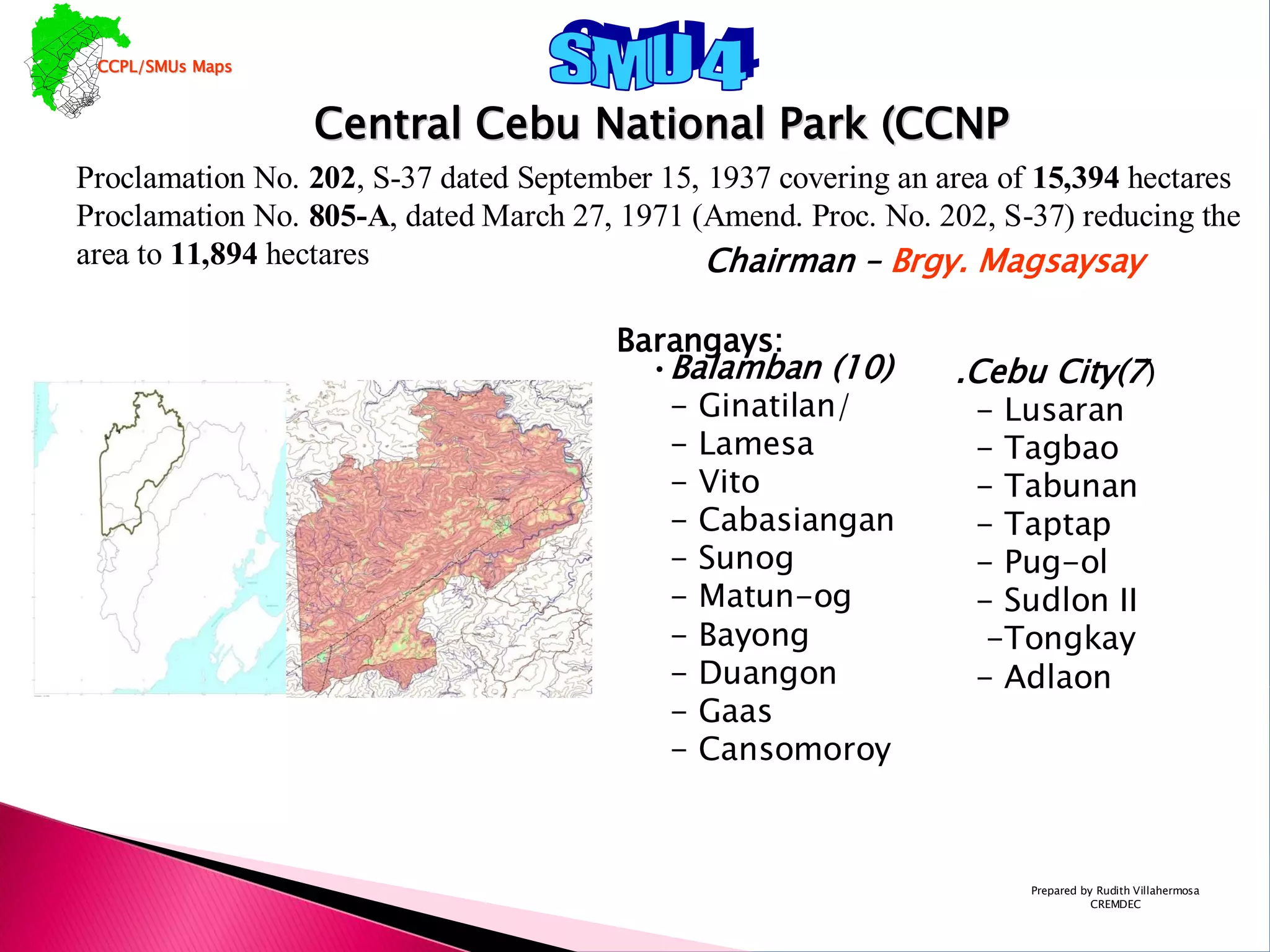 Central Cebu Protected Landscape | PDF