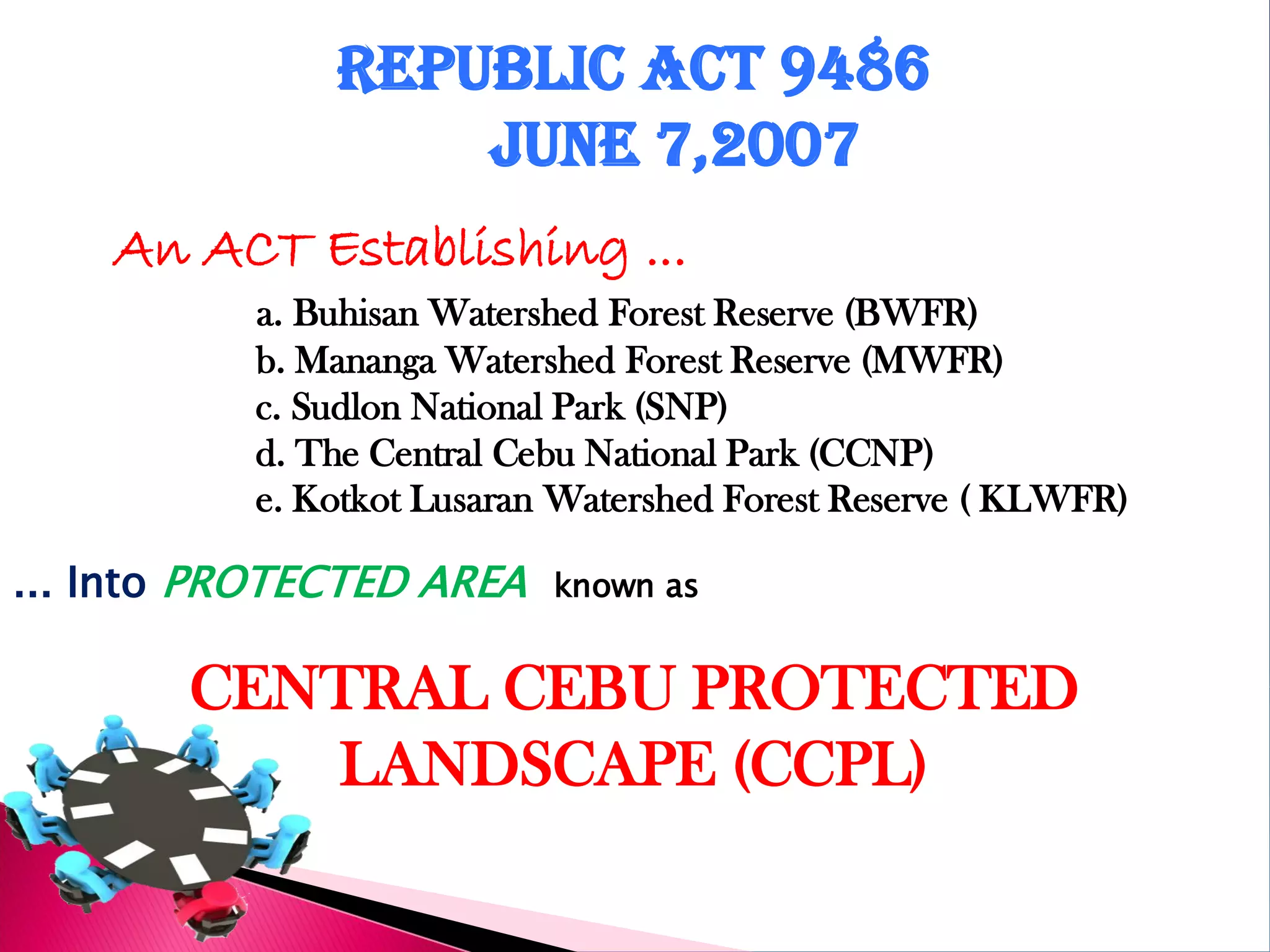 Central Cebu Protected Landscape | PDF