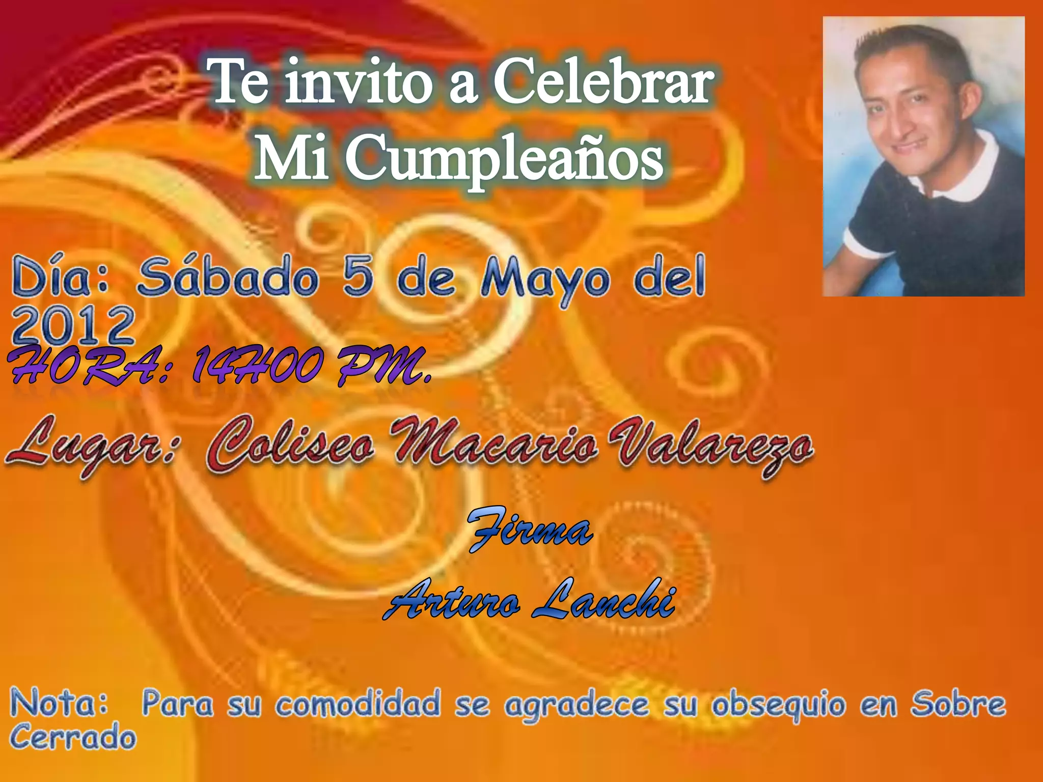 Te invito a celebrar | PPTX