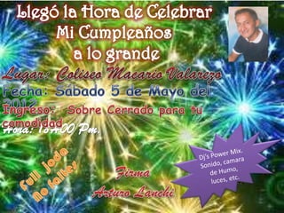 Te invito a celebrar | PPTX