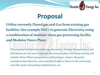 GAS-TO-POWER via Throttle Energy's Virtual Pipeline Technology | PPTX