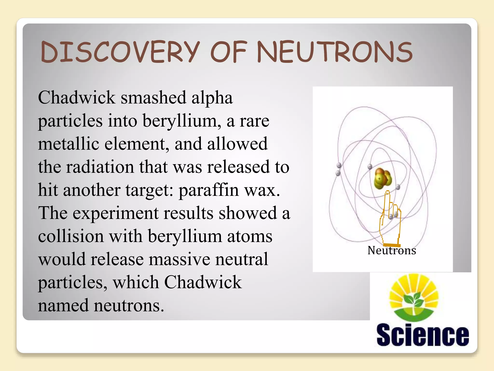Discovery of neutron | PPTX