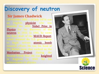 Discovery of neutron | PPTX