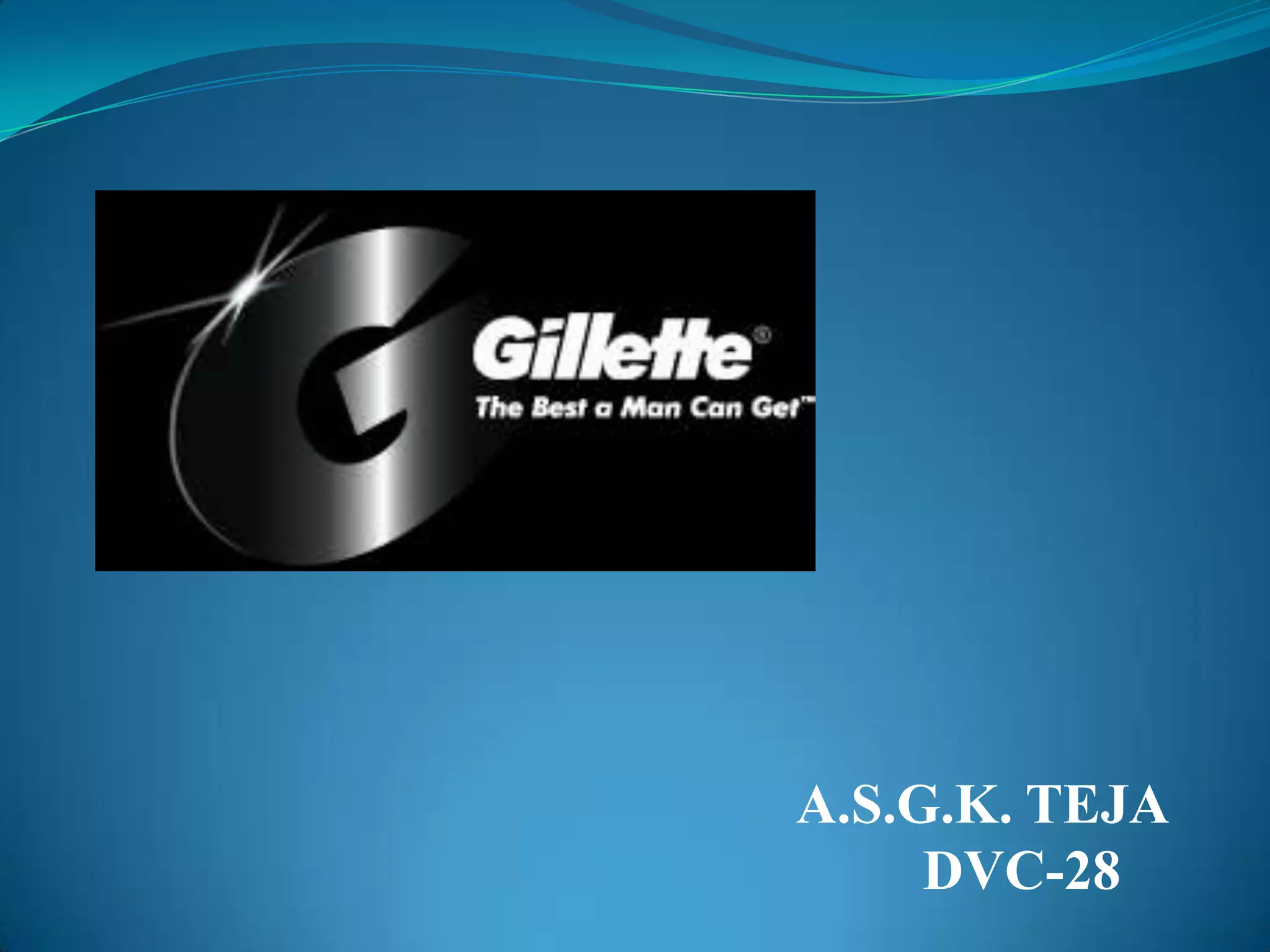 Gillette brand research | PPTX