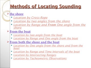 Hydrography :Sounding Instrument | PPT