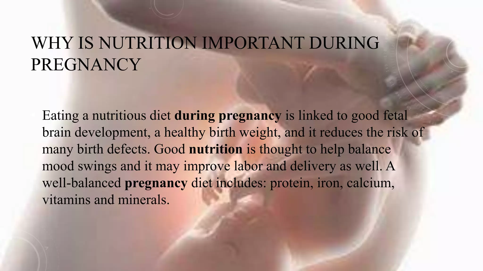 nutrition in pregnancy | PPTX