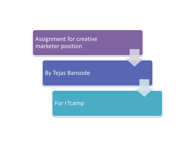 Creative Marketer position | PPT