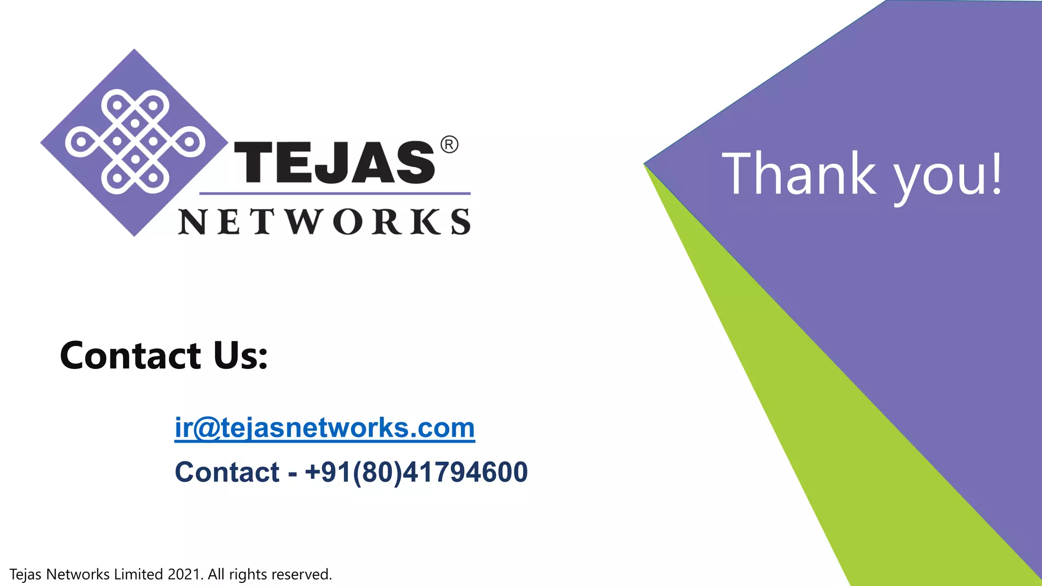 Tejas company profile | PDF