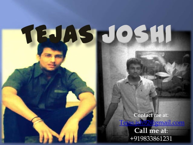Tejas joshi visual cv | PPT