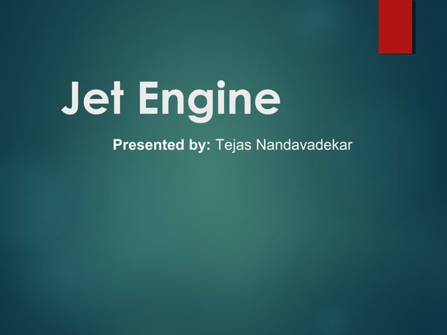 Jet engine | PPT