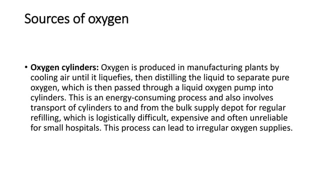 oxygen delivery system | PPTX