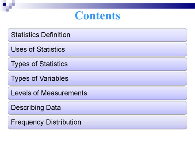 Statistics final seminar | PPT | Science