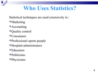 Statistics final seminar | PPT