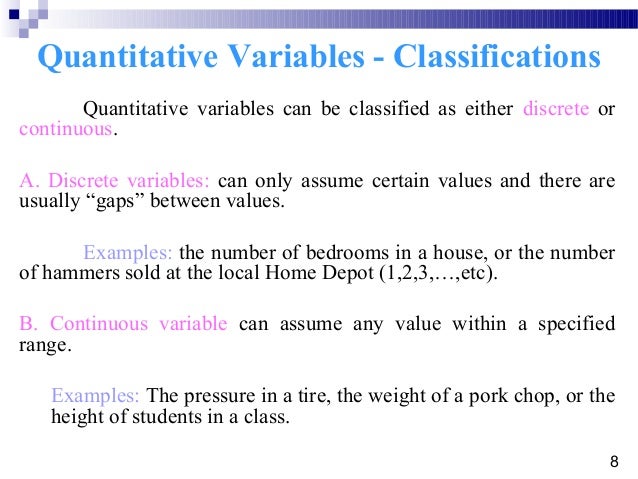 Statistics final seminar