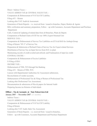 Accounting & Tax Professional | PDF