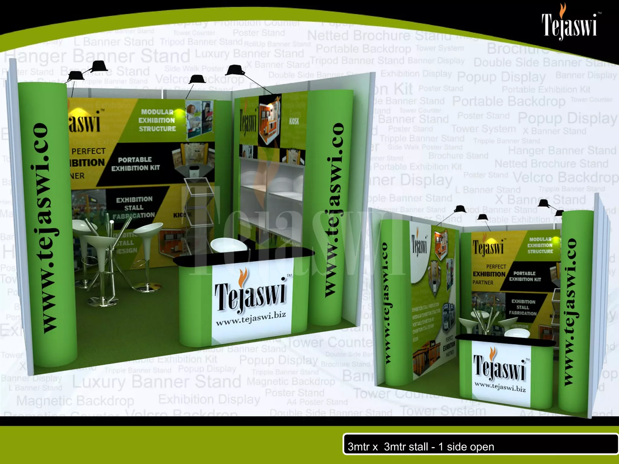 3 Meter x 3 meter Exhibition Stall Solution | PDF