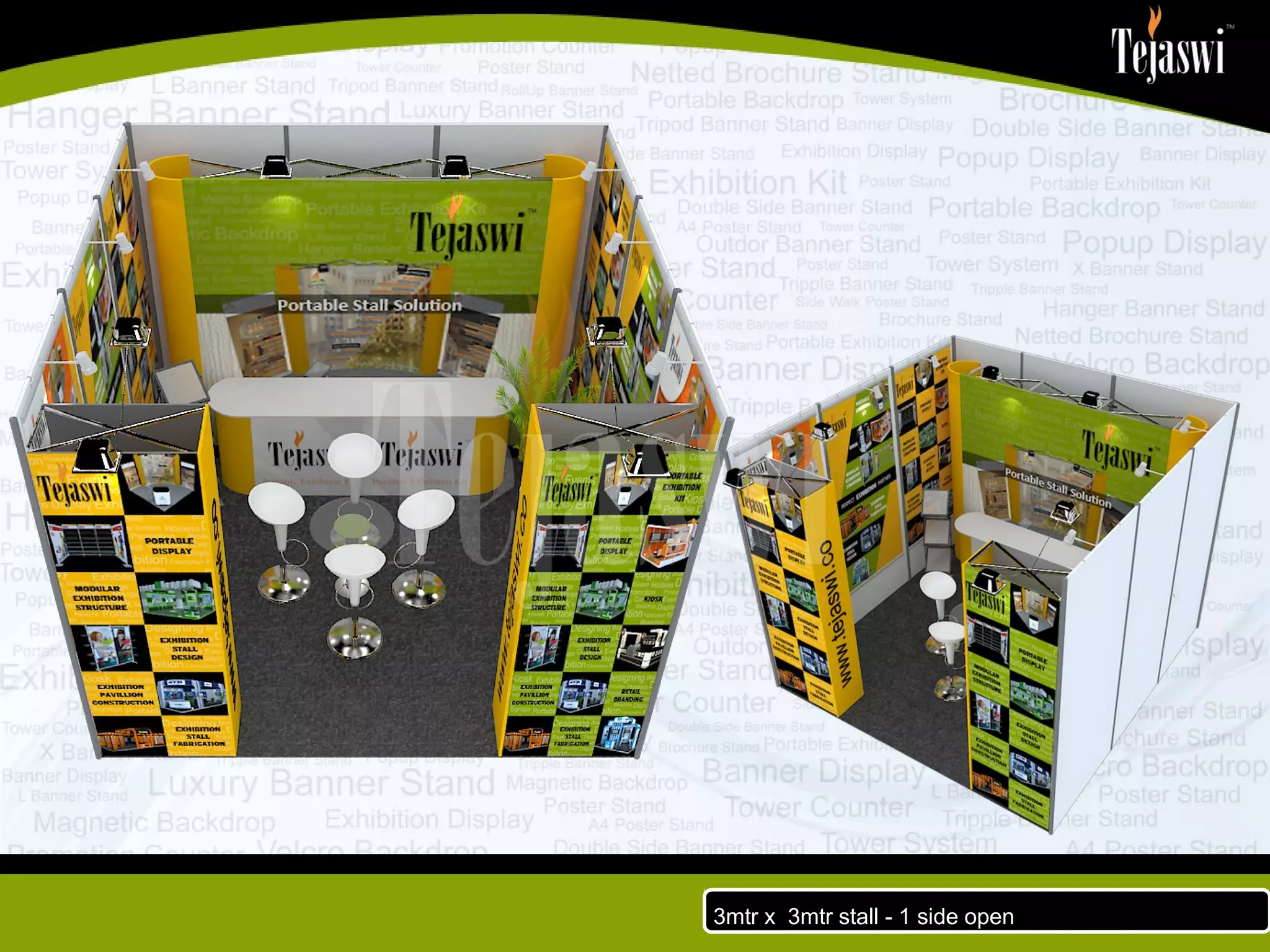 3 Meter x 3 meter Exhibition Stall Solution | PDF