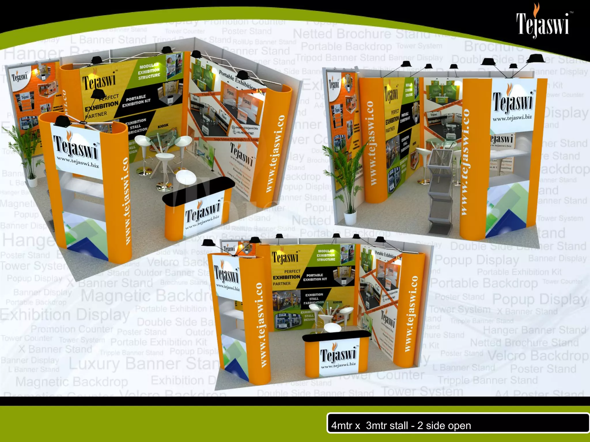 3 Meter x 3 meter Exhibition Stall Solution | PDF
