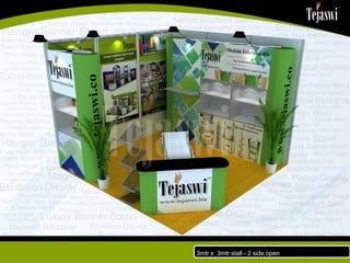 3 Meter x 3 meter Exhibition Stall Solution | PDF