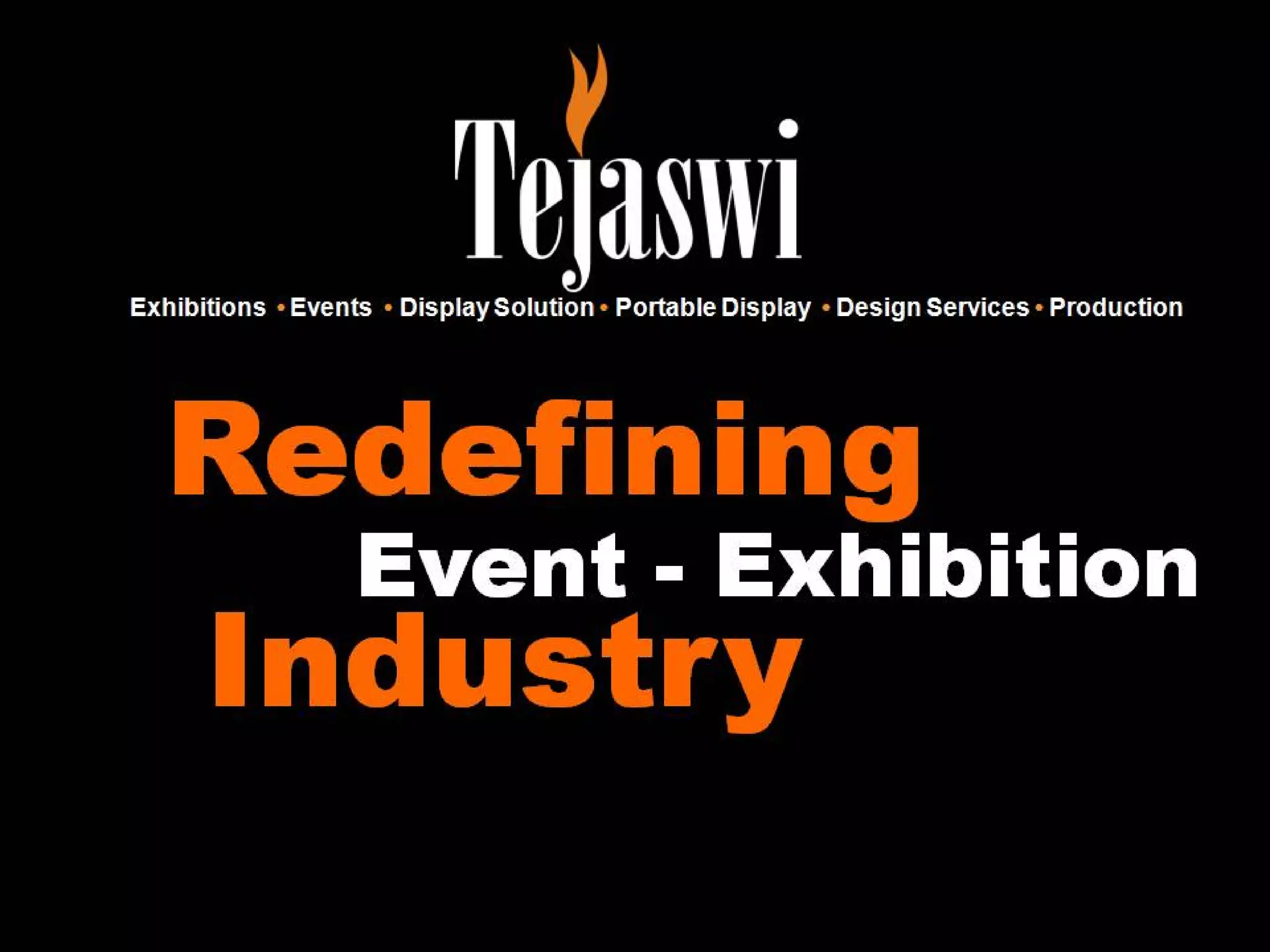 Tejaswi Services Pvt Ltd - Exhibition Stall Solution | PDF