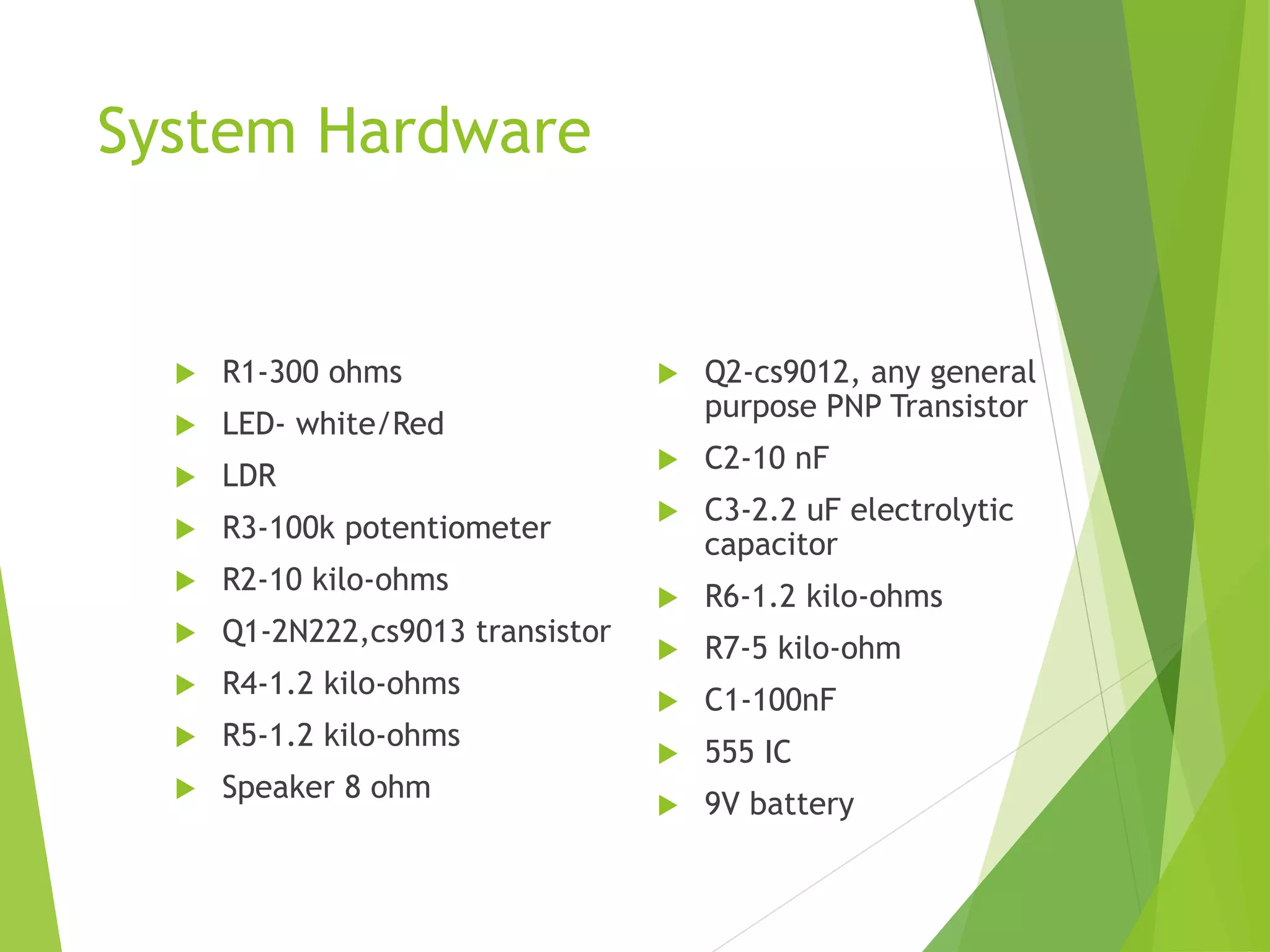 smoke detector | PPTX