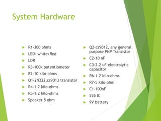 smoke detector | PPTX