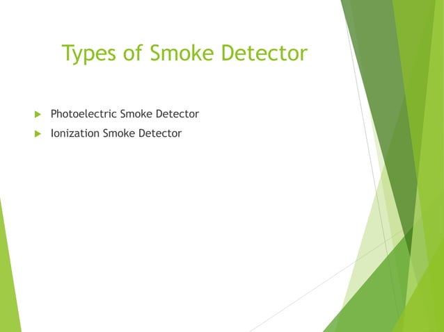 smoke detector | PPTX | Chemistry | Science