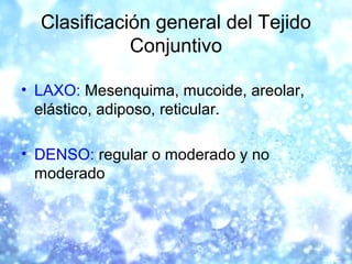Tejido conectivo | PPT