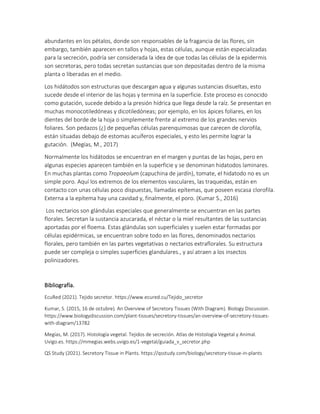 Tejido secretor | PDF