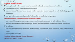 Defense mechanism in plants (Plant pathology and plant protection) | PDF