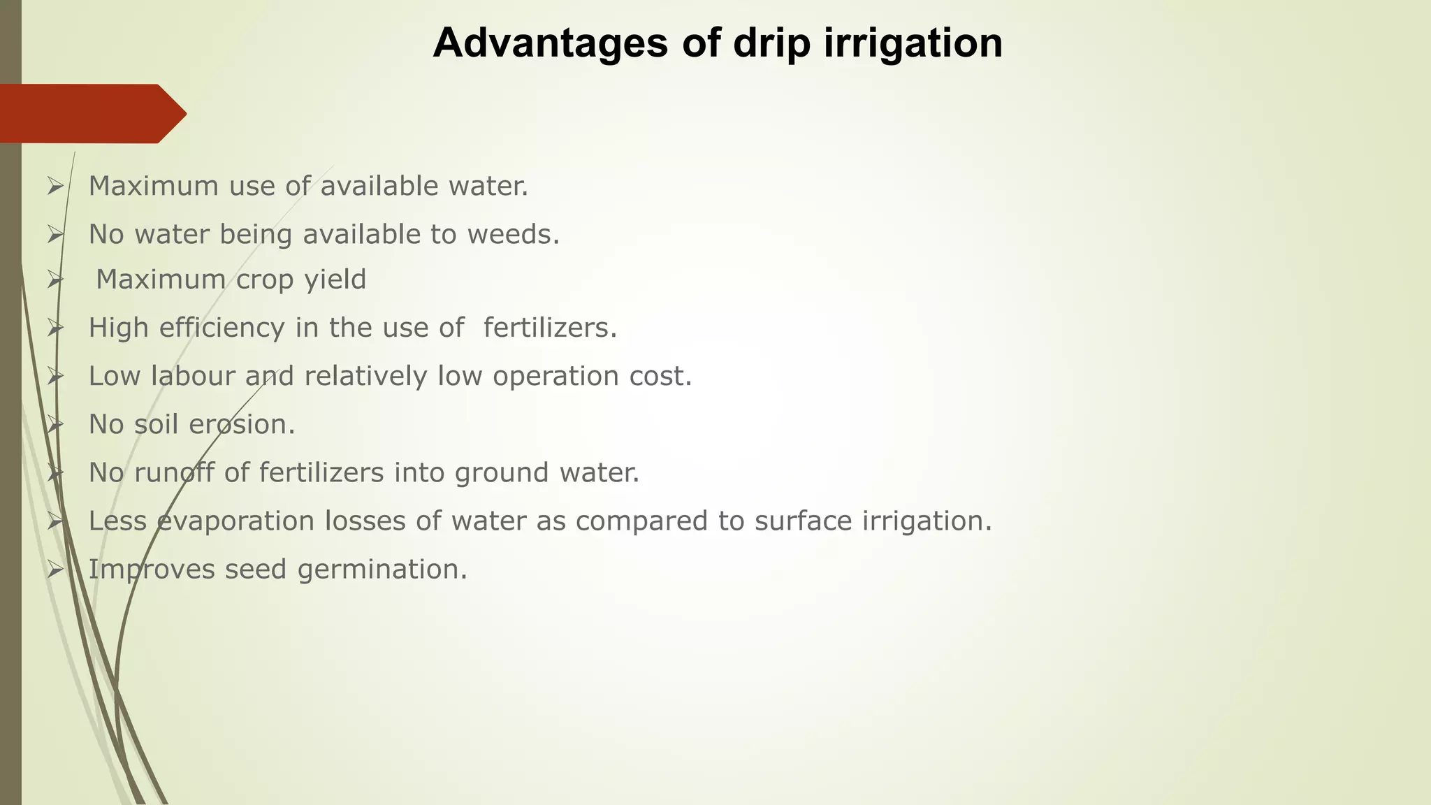ppt on drip irrigation | PPTX