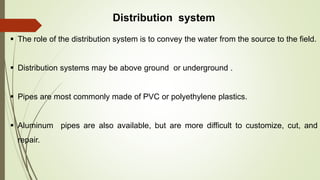 ppt on drip irrigation | PPTX