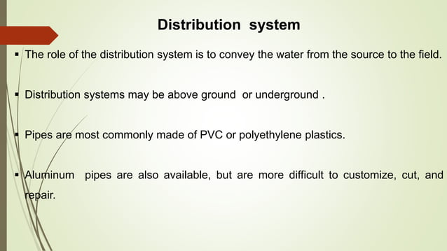ppt on drip irrigation | PPTX