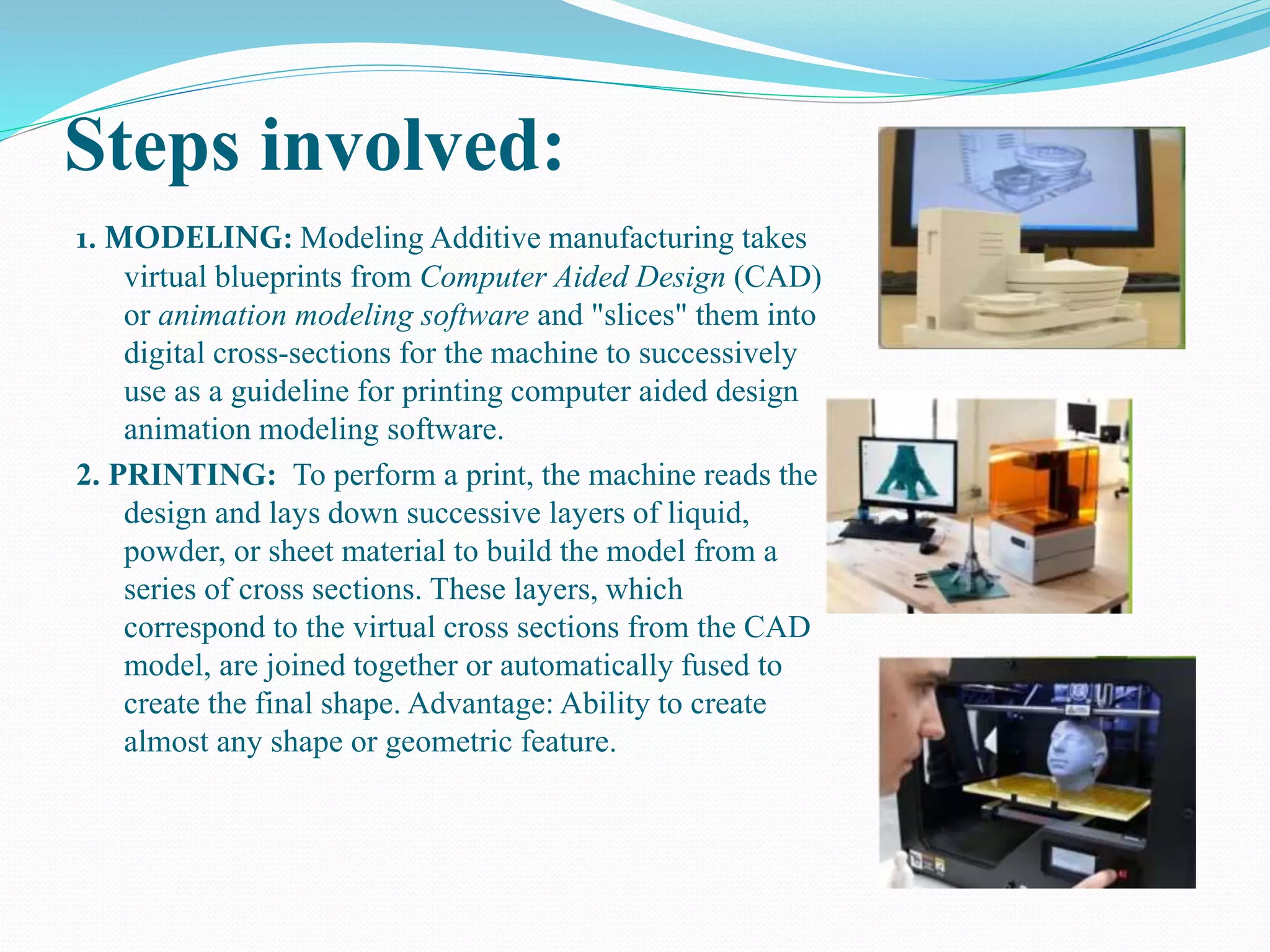 3D PRINTING TECHNOLOGY.pptx | 3-D Graphics | Computer Software and ...