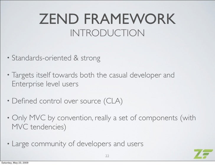 Zend Framework Resources Main