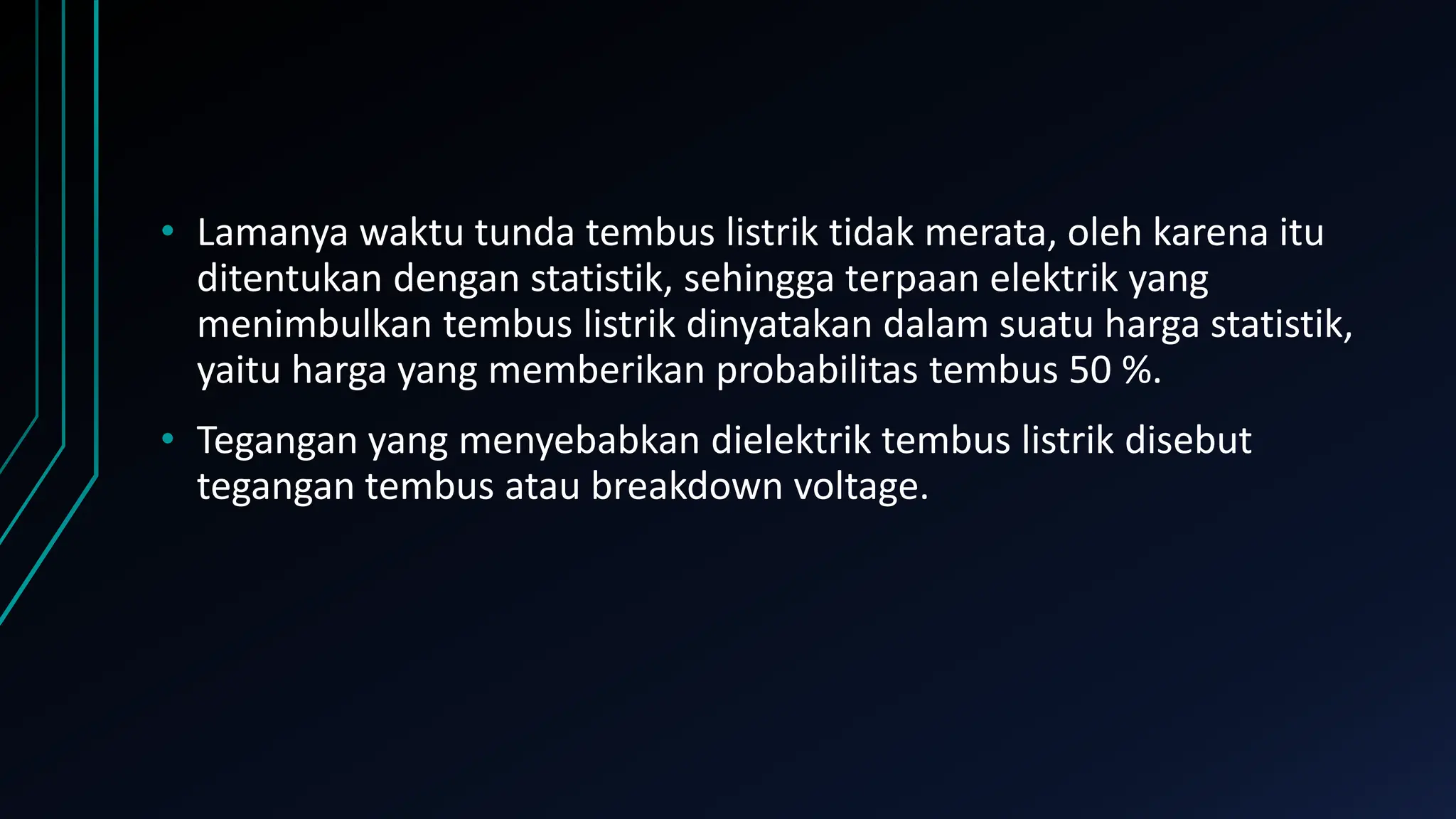 Tekanan Dielektrik pelaralatan tegangan Tinggi | PPT