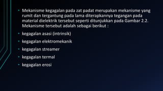 Tekanan Dielektrik pelaralatan tegangan Tinggi | PPT