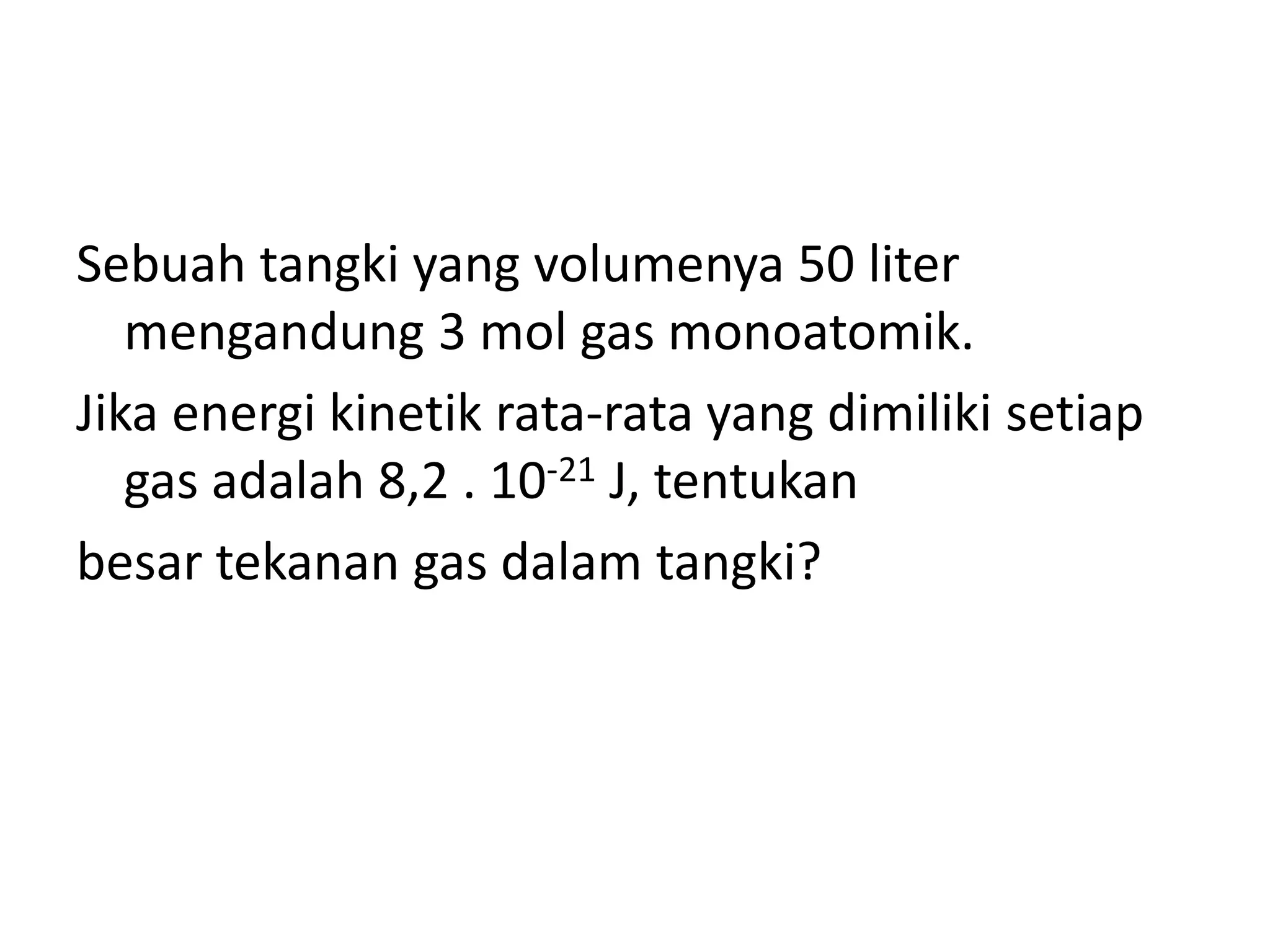 Tekanan gas dalam ruang tertutup | PPTX