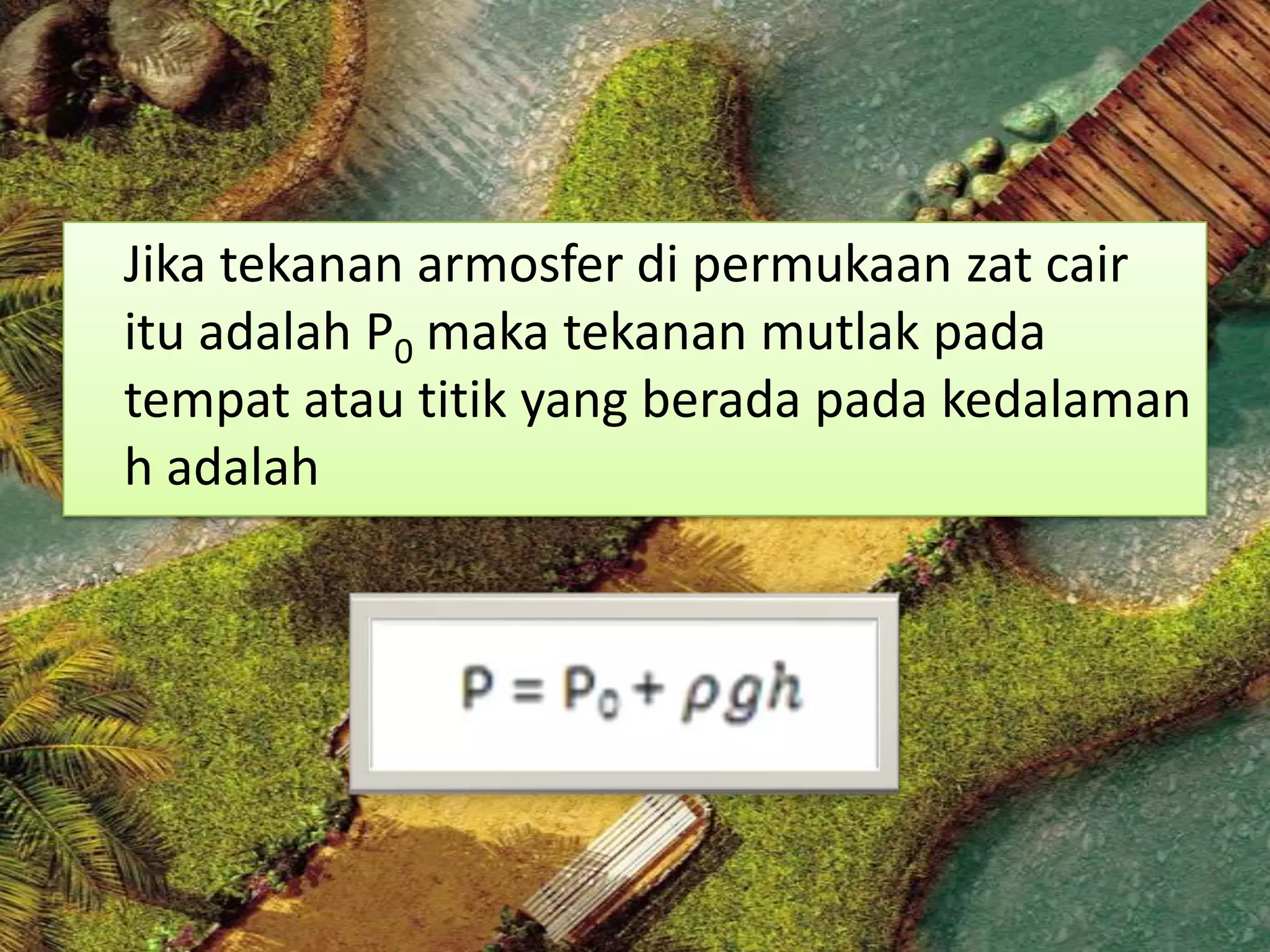 Tekanan hidrostatis dan hukum utama hidrostatika | PPTX