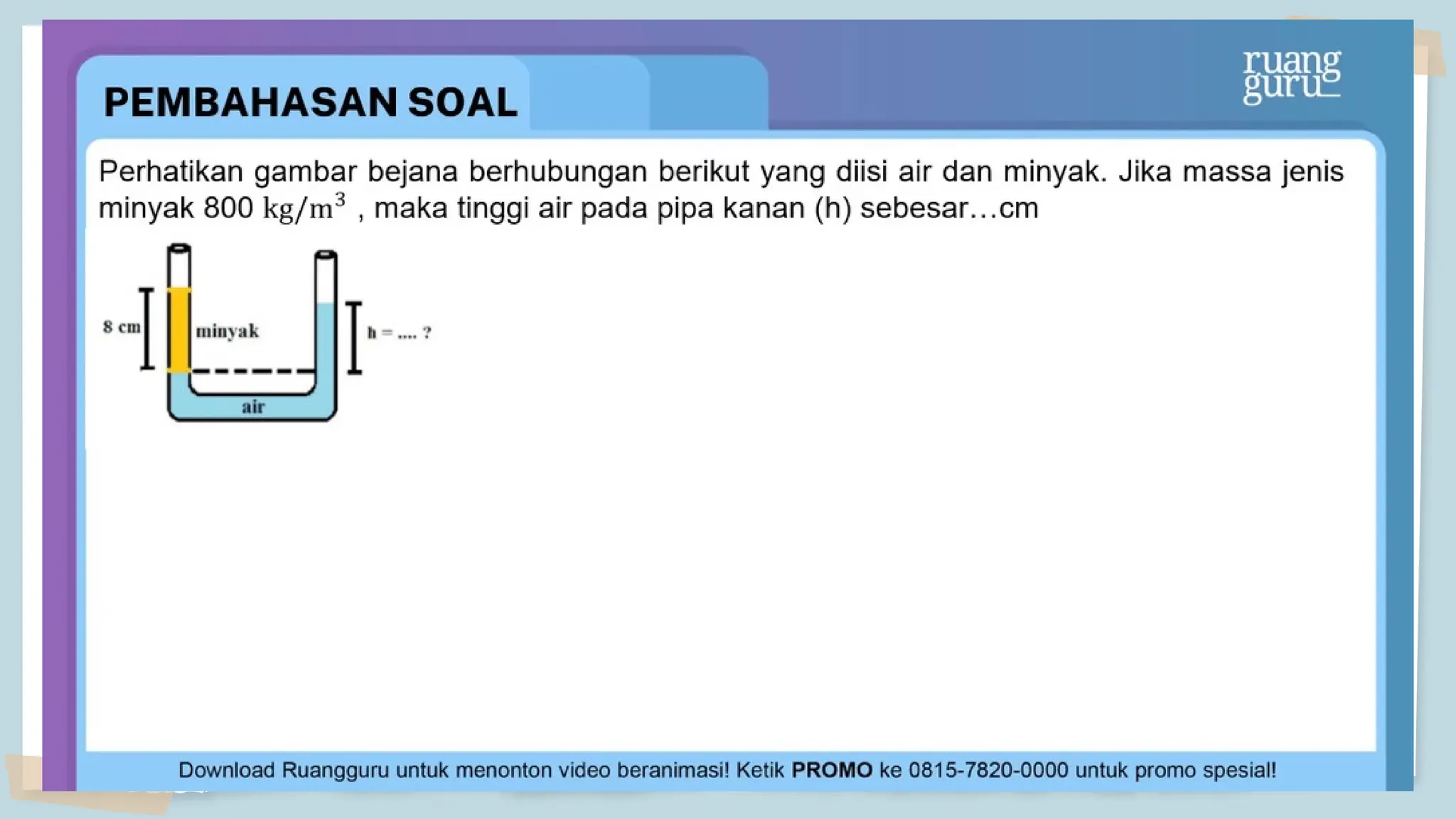 Bab 3.2 Tekanan Pada Zat Cair IPA Kelas 9 Kurikulum Merdeka SMP Ibrahimy 1 Sukorejo | PPTX