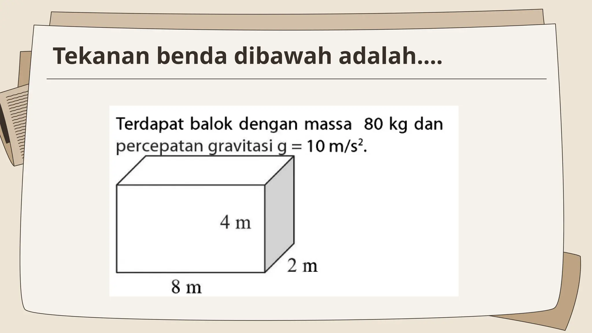 Bab 3.1 Tekanan Pada Zat Padat IPA Kelas 9 Kurikulum Merdeka SMP ...