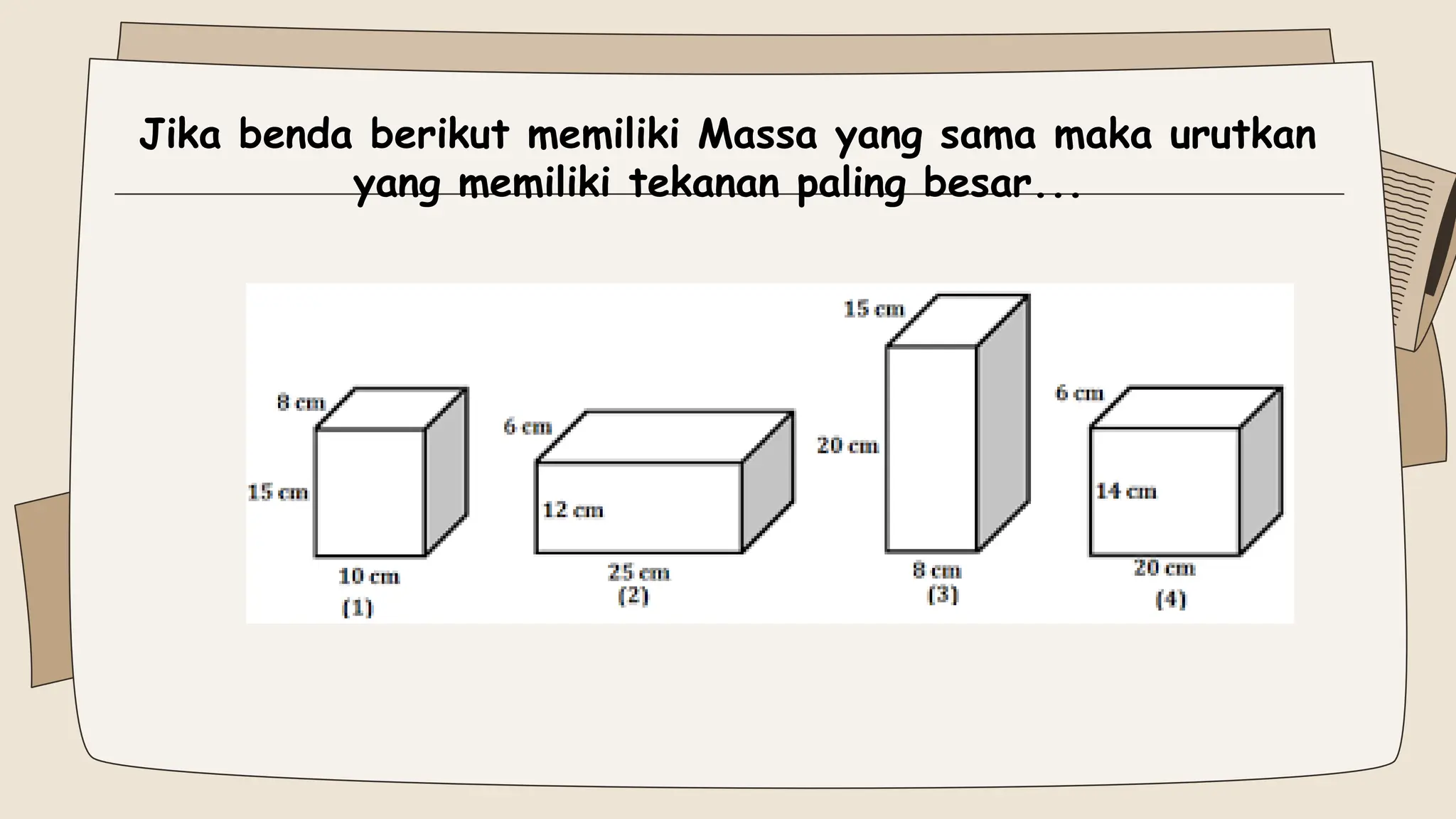 Bab 3.1 Tekanan Pada Zat Padat IPA Kelas 9 Kurikulum Merdeka SMP ...
