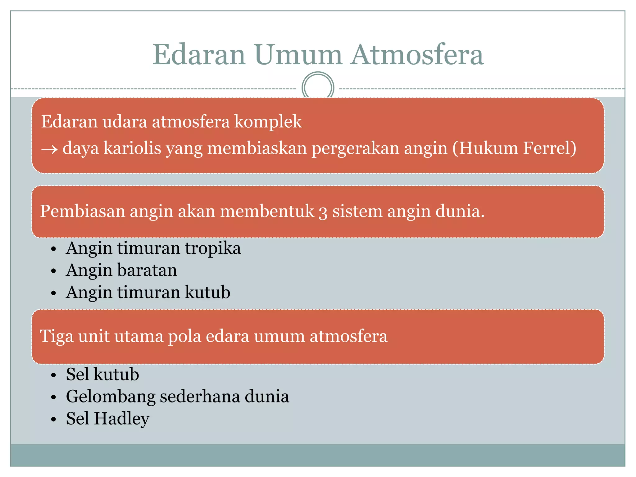 Tekanan udara dan edaran umum atmosfera | PPTX
