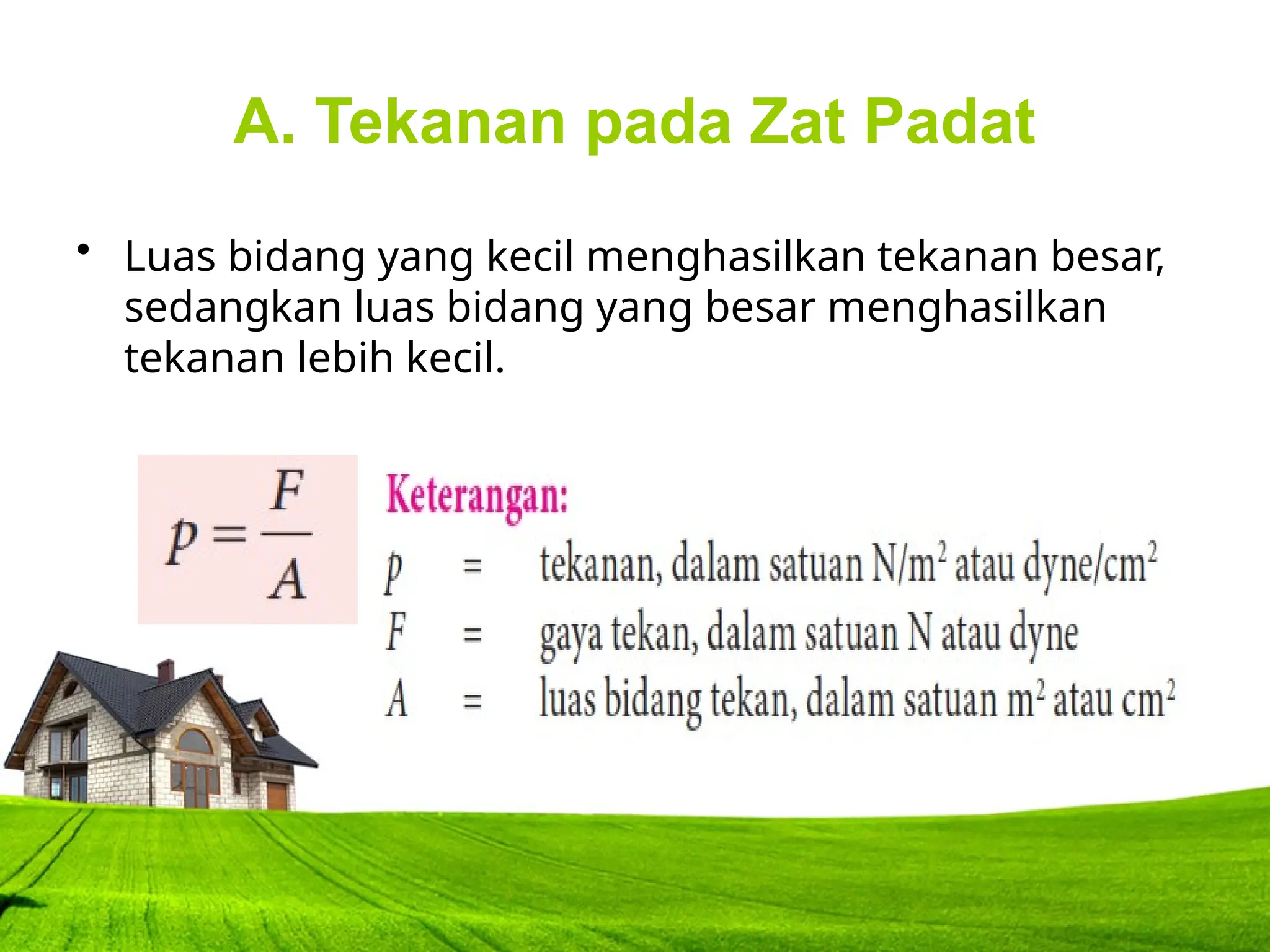 Materi Tekanan Zat Ilmu Pengetahuan Alam kelas IX.pptx